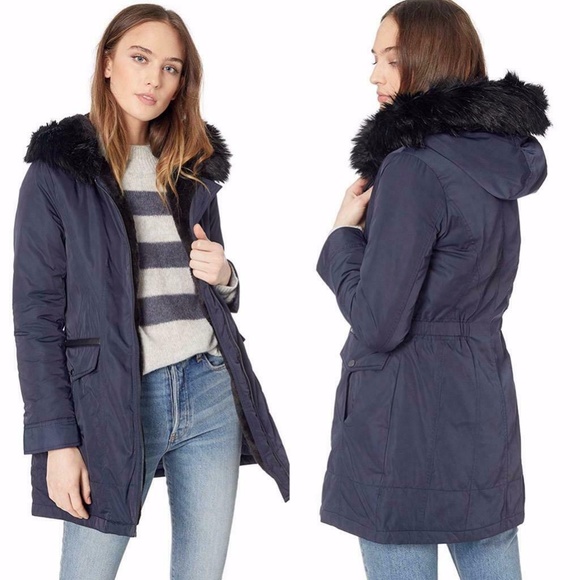 French Connection | Jackets & Coats | New French Connection Navy Black ...